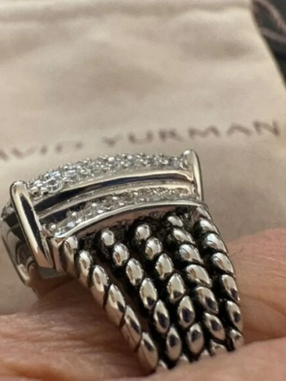 David Yurmann | Jewelry | David Yurman Ring With White Diamonds | Poshmark